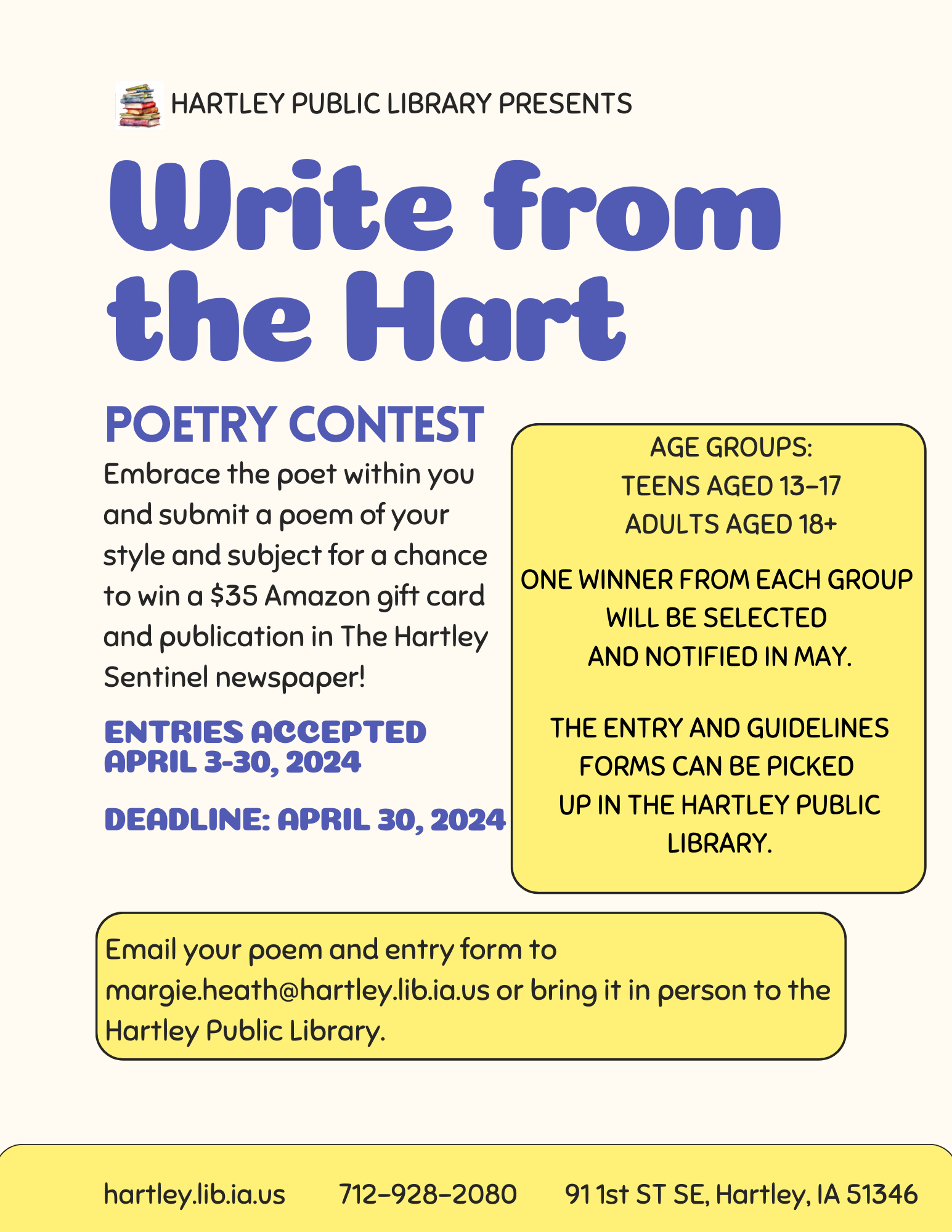 Hartley Public Library :: Hartley Public Library